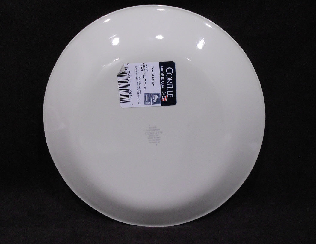 1 Corelle COASTAL BREEZE Sandstone SMOOTH COUPE DINNER PLATE *Ocean Bl ...