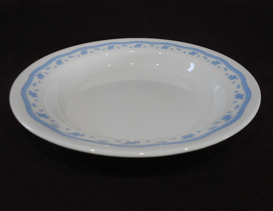 ️ 1 CORELLE Corning MORNING BLUE 15-oz Flat RIM SOUP BOWL 8.5" Pasta ...
