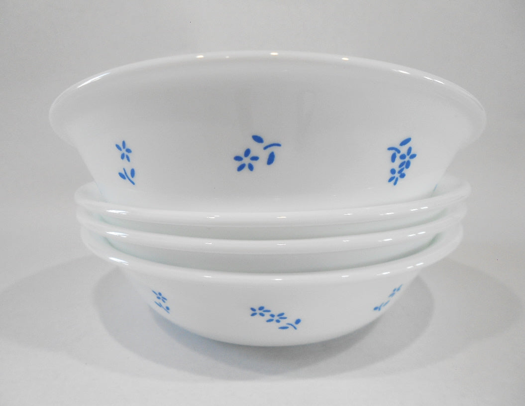 ️ 4 Corelle PROVINCIAL BLUE 10-oz DESSERT BOWLS 5.25" Sauce Dip Fruit ...