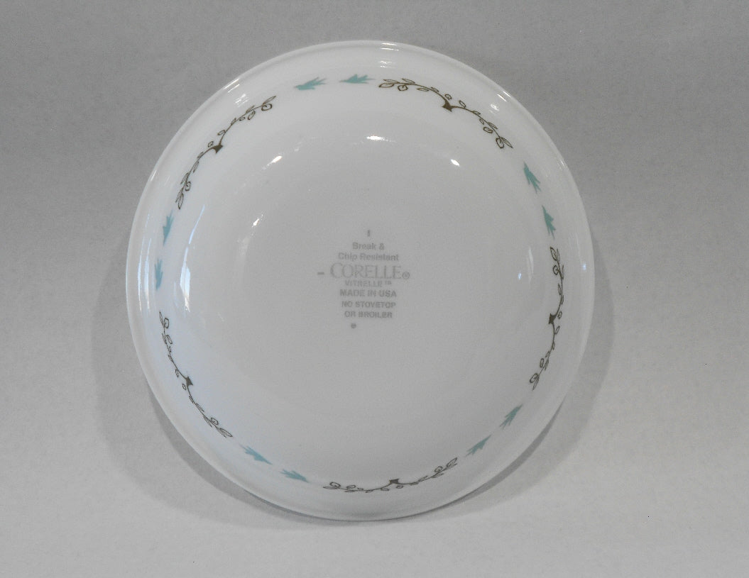 ️ Corelle TREE BIRD 10-oz DESSERT BOWL Fruit Sauce Berry NATURE Blue ...