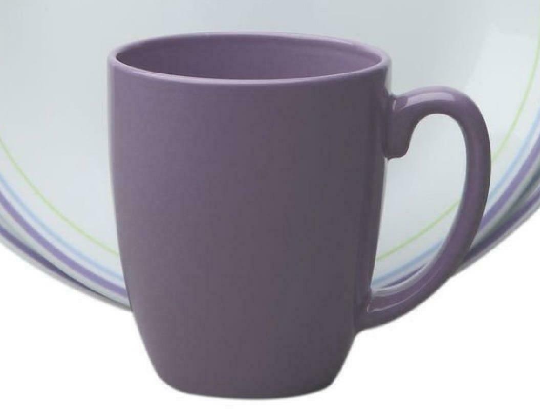️ NEW Corelle 11-oz Stoneware LILAC PURPLE MUG Lavender Coffee Tea Co ...