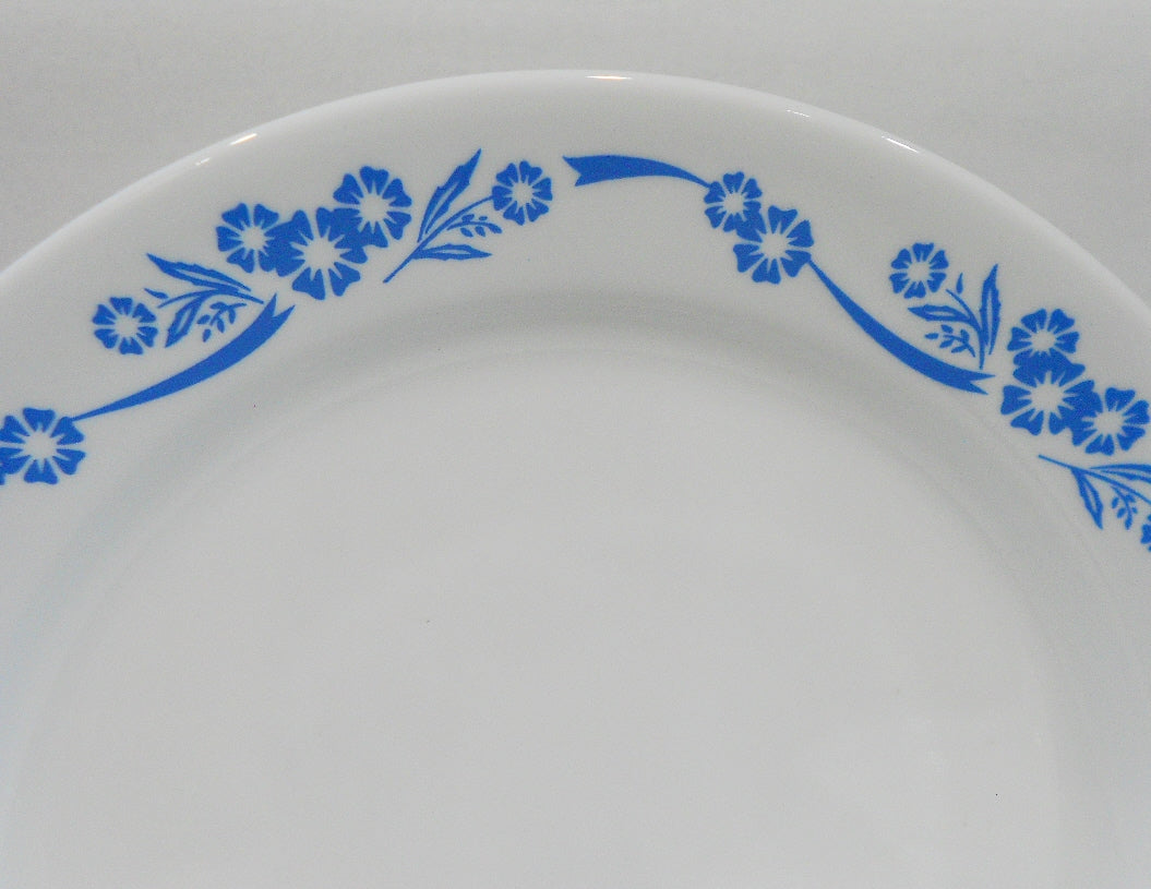 ️NOS CORELLE by Corning CORNFLOWER BLUE 7.25" Salad BREAD PLATE Pie D ...